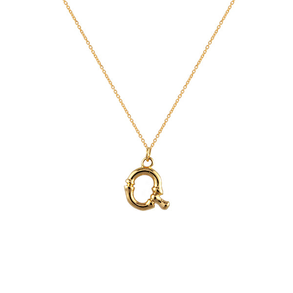 Letter Q Necklace – Zahar