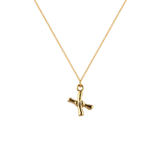 Letter X Necklace – Zahar